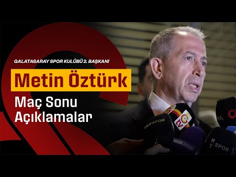 🎙️ Galatasaray Spor Kulübü 2. Başkanı Metin Öztürk’ten karşılaşma sonrasında açıklamalar #GÖZvGS 