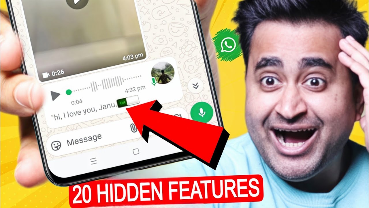20 Amazing WhatApp New Features of The Year - Hidden ⚡ | WhatsApp New ...