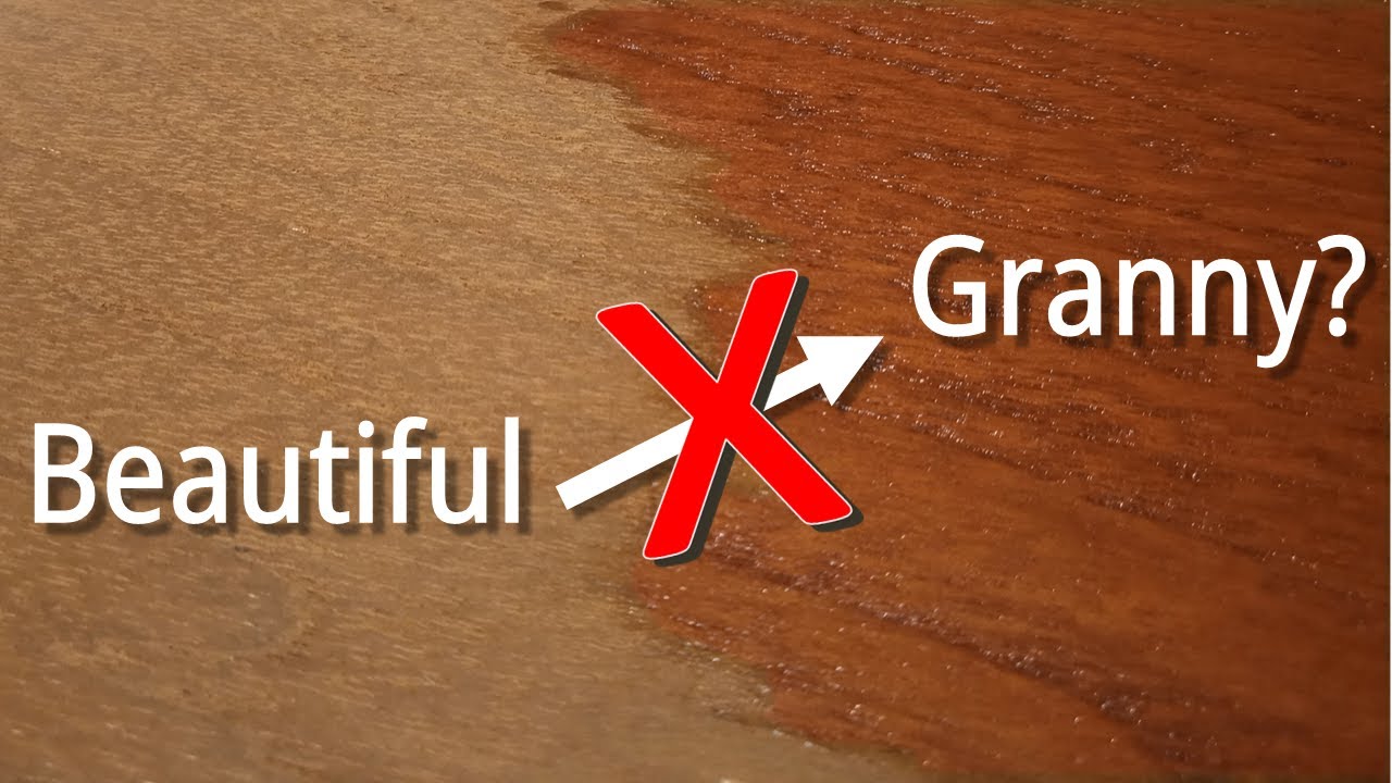 Stop wood turning orange! An unexpected combination of wood finishes to ...