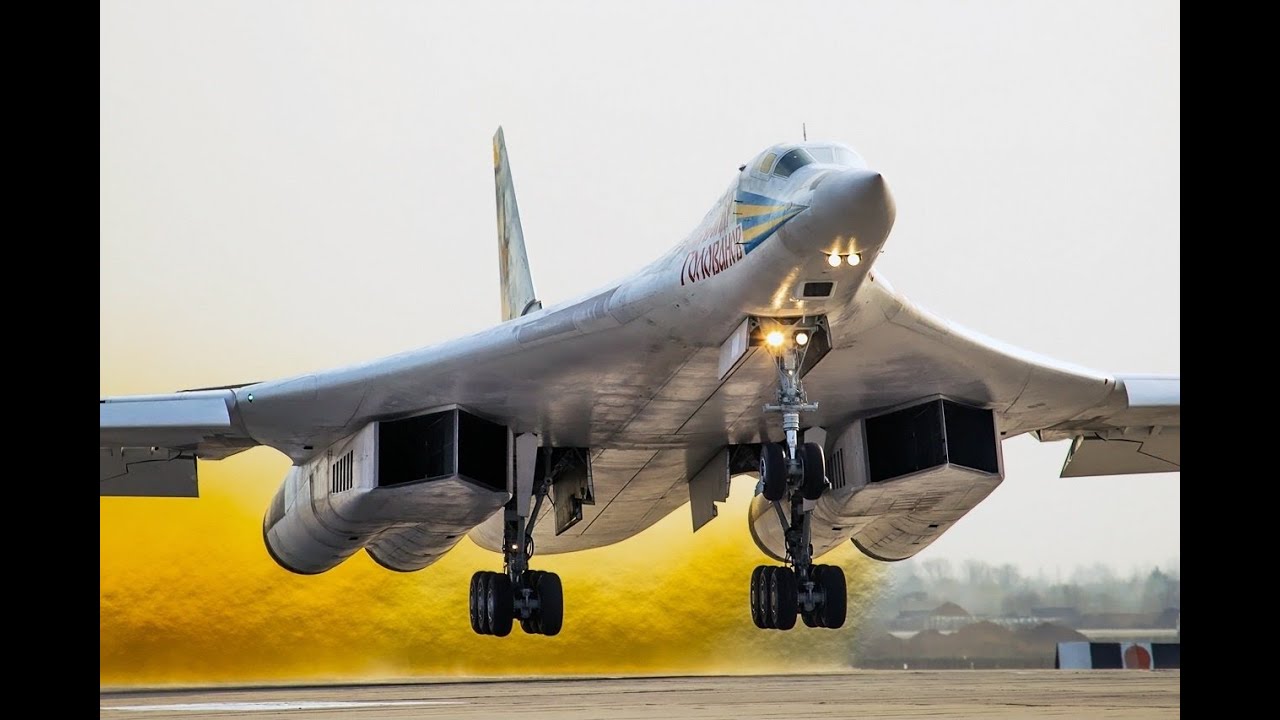 AMAZING Russian Airforce Tu-160 Long Range Bomber Aircraft - YouTube