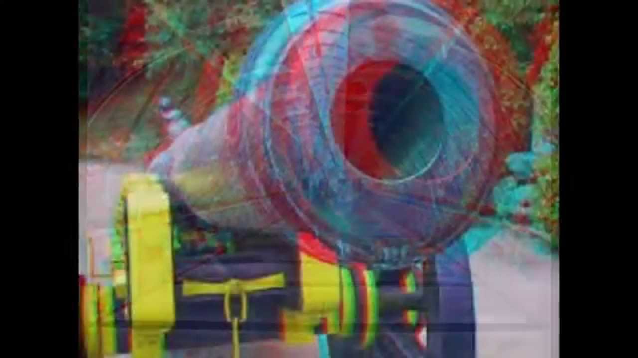 amazing 3d red cyan comes out of screen - YouTube