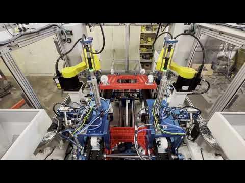 Automated Dolly Robotic Assembly with Parallel Loading - YouTube