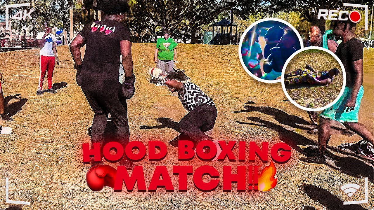 HOOD BOXING MATCH|WINNER GET $700😵‍💫🥊💥(THINGS WENT LEFT 🚔🚨) - YouTube