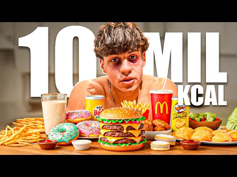 Intenté COMER 10.000 CALORÍAS en UN DÍA...