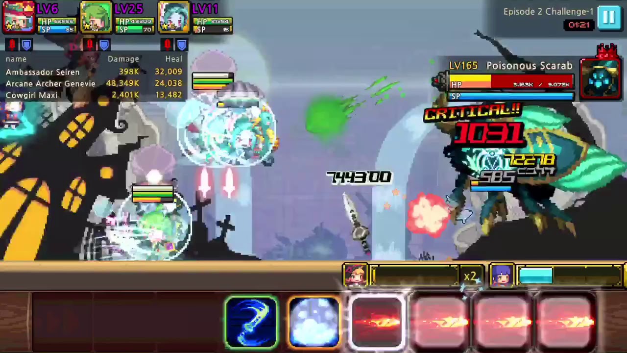 Crusaders Quest - RIP Bullet Improvement - YouTube