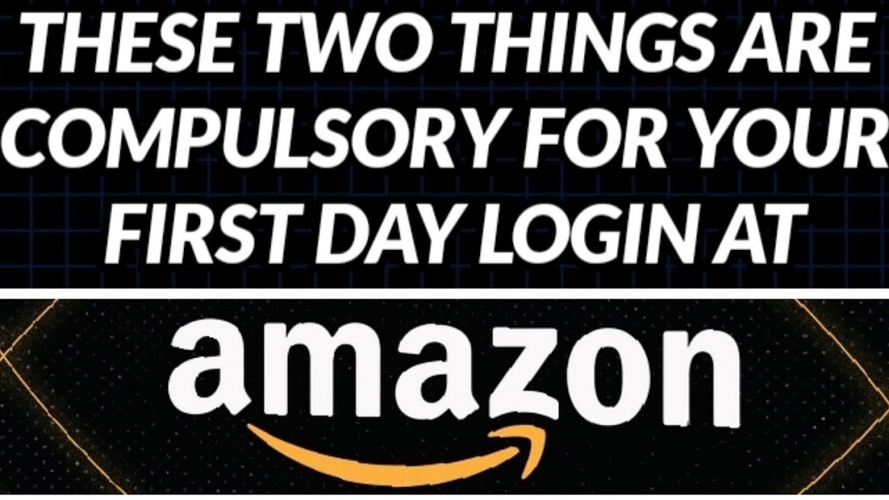 👉THESE 2 THINGS ARE COMPULSORY TO SETUP YOUR LAPTOP ON DAY 1 || AMAZON ...