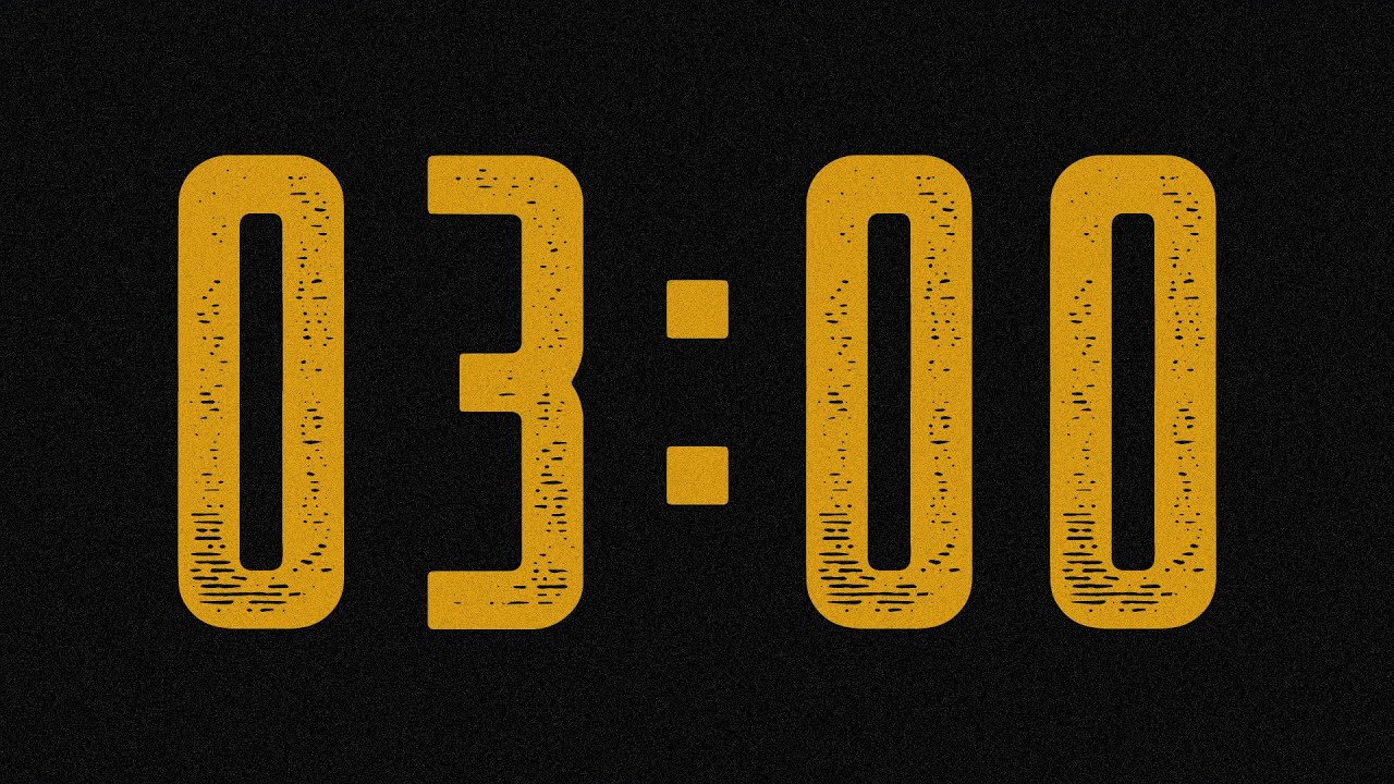 3 MINUTE TIMER 🔔 Gentle Alarm [Full HD] - YouTube