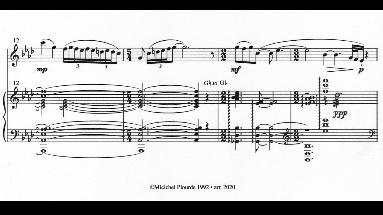 Water Lilies (1992) by Michel Plourde arr. for flute & harp - YouTube