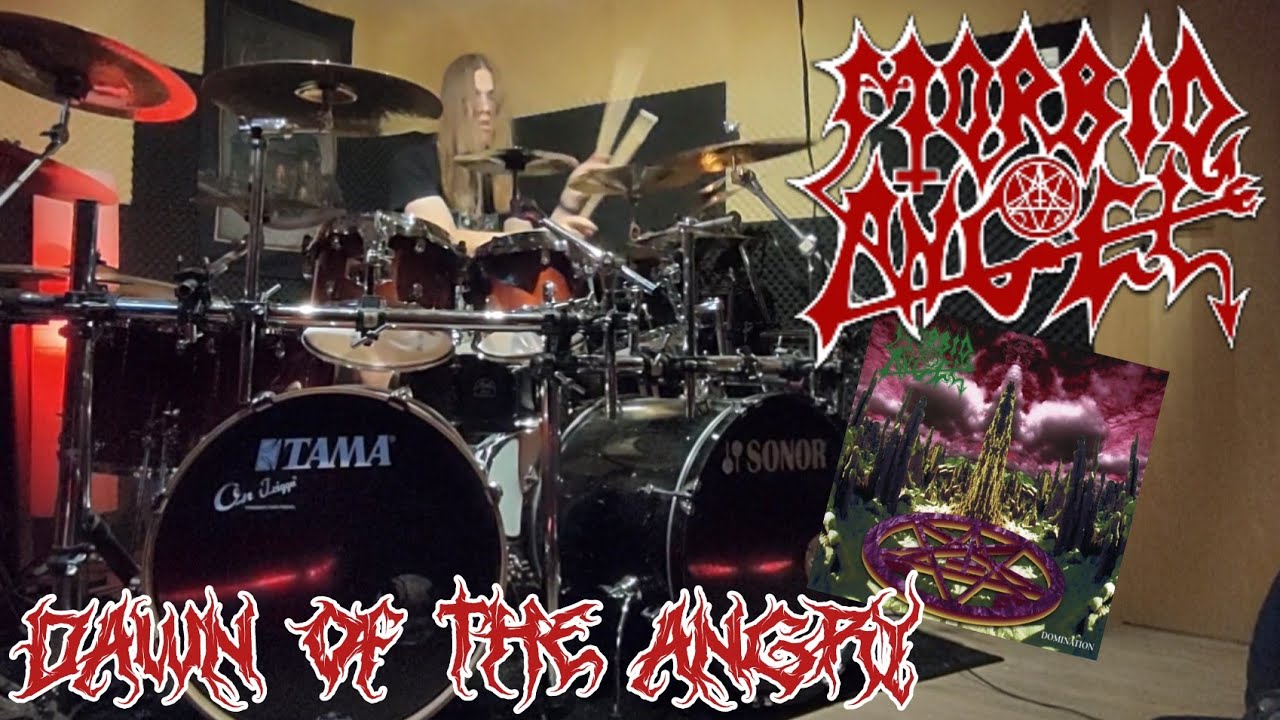 Morbid Angel - Dawn Of The Angry drum cover | The Kiwi 666 - YouTube