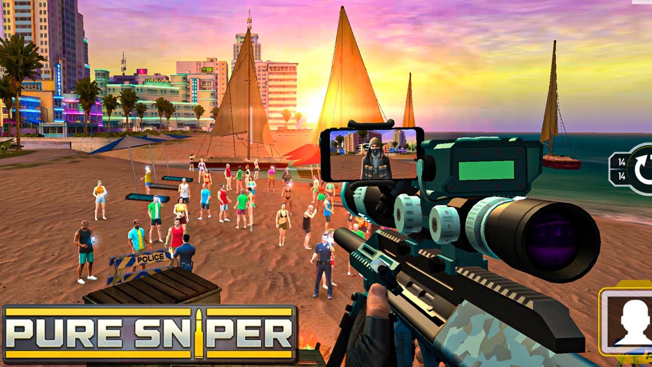 Pure Sniper: City Gun Shooting Zone 12 Gameplay - YouTube