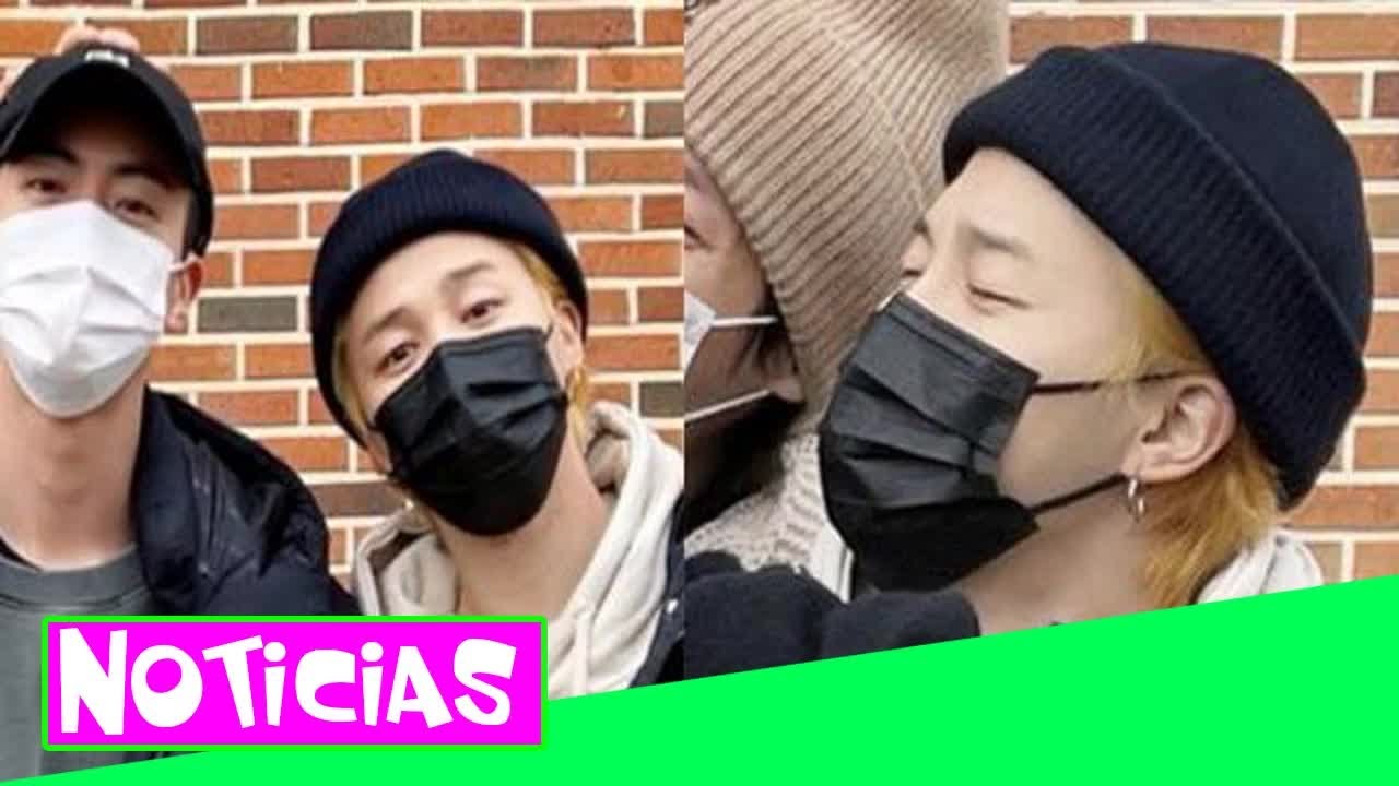 Jimin de BTS vuelve al cabello rubio - YouTube