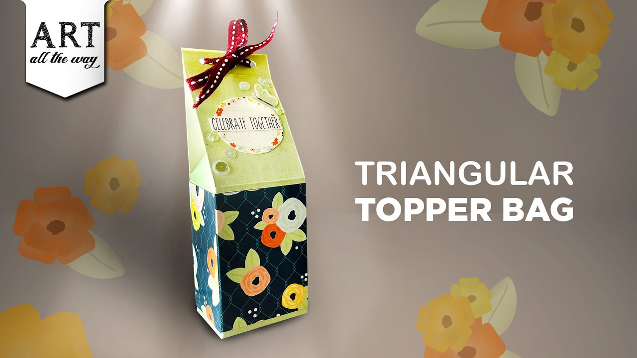 Triangular Gift Bag DIY - A Fun, Creative Paper Craft | How to Make a ...