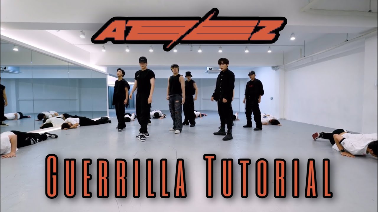 [ATEEZ - Guerrilla] Full Dance Tutorial Slow Mirrored (x0.5, x0.7, x1.0 ...