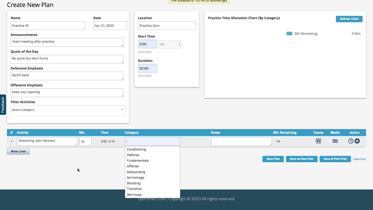 Quick Start on How to Use Practice Planner Live - YouTube