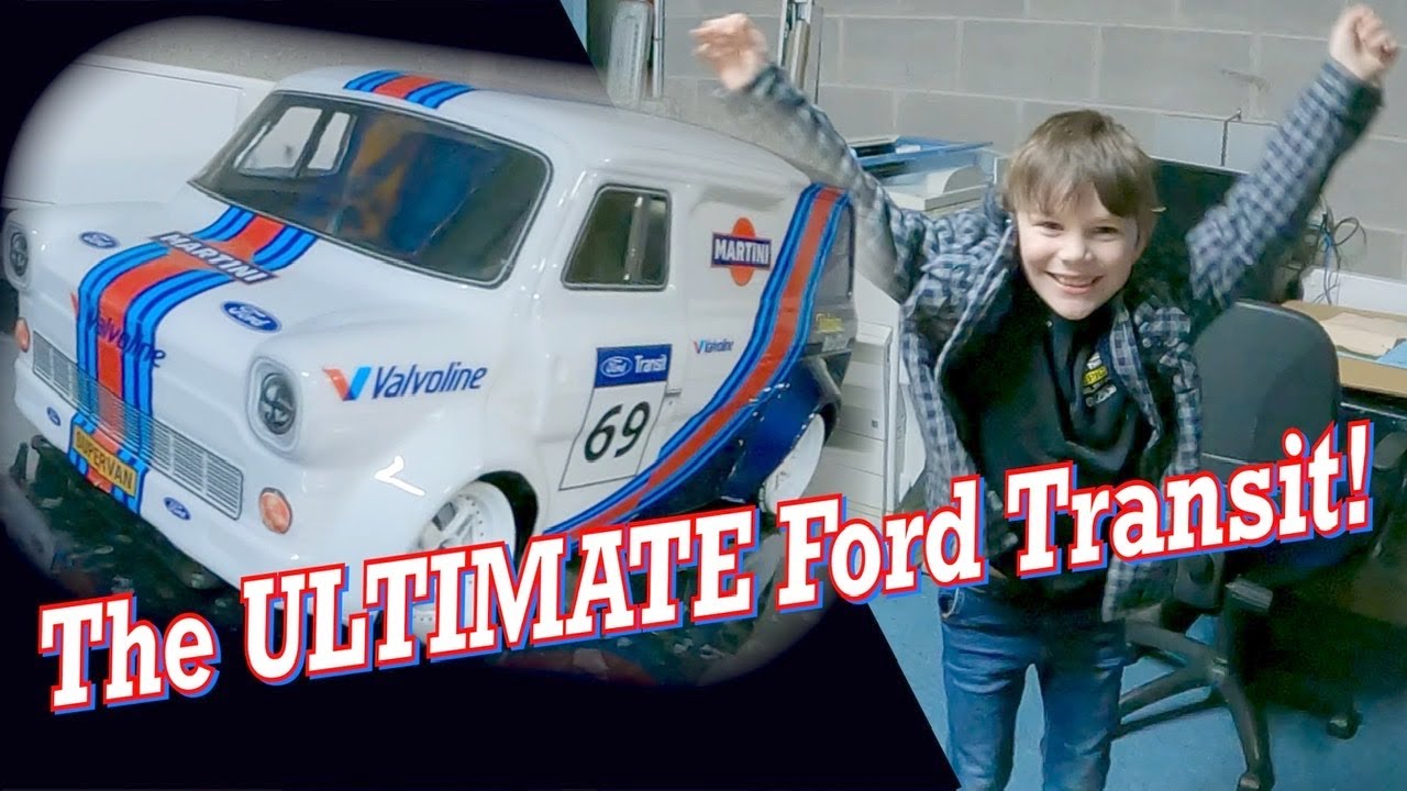 The ULTIMATE Retro RC Ford Transit DRIFTING!! MST FXX Chassis - YouTube