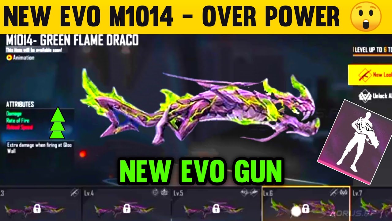 New Evo Gun M1014 Over Power Ability Test - Garena Free Fire - YouTube