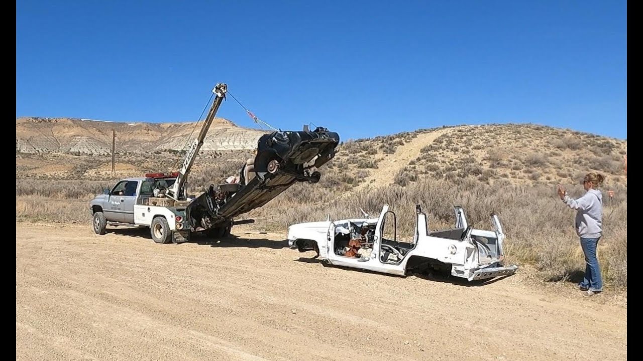 We go Offroad to Recover 2 Vehicles that were stripped and abandoned on ...