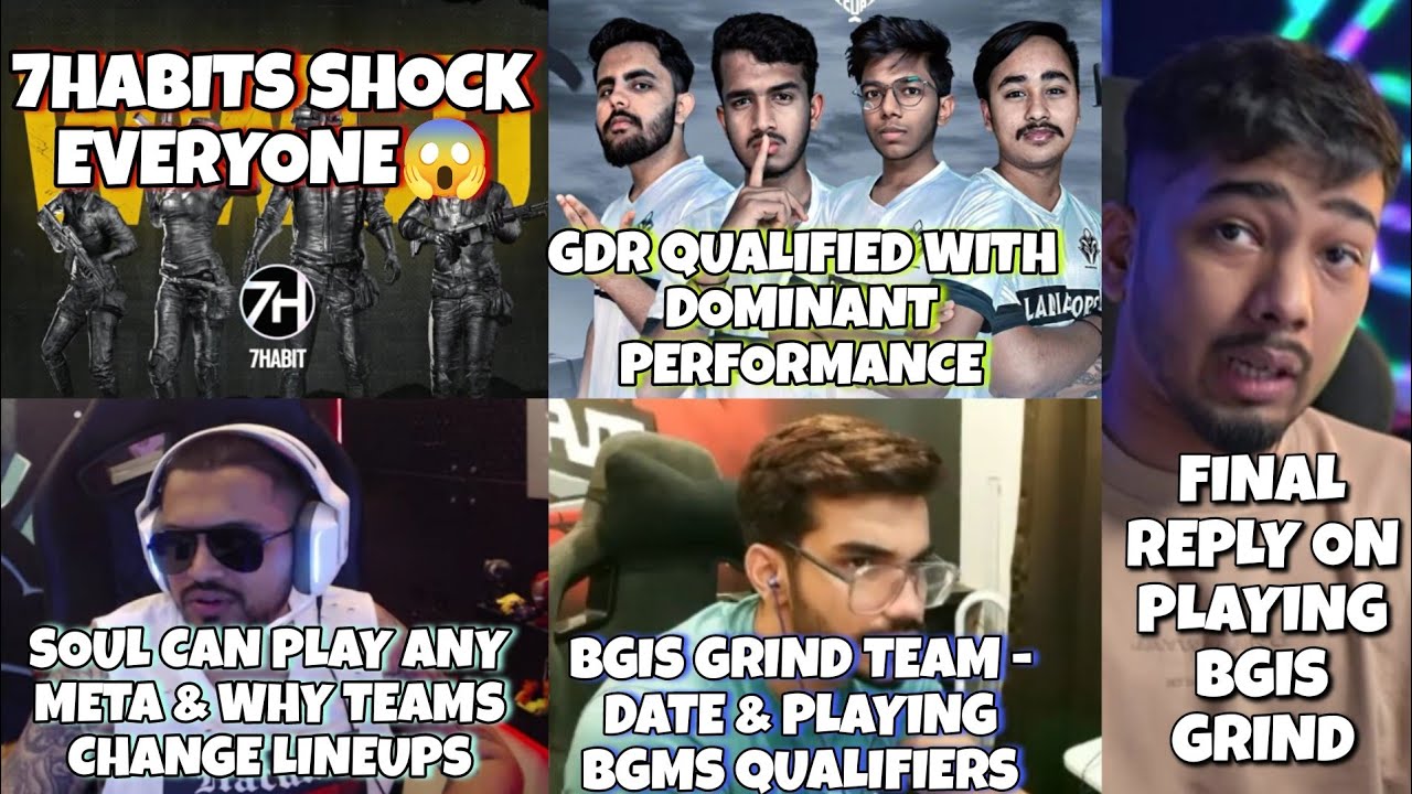 7Habits & GDR🔥 | Sid on Why Team Change Lineups | Snax Bgis Team & Date ...