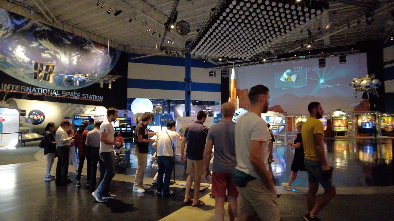 NASA Houston Space Center - Main Hall 2022 4K 60FPS - YouTube
