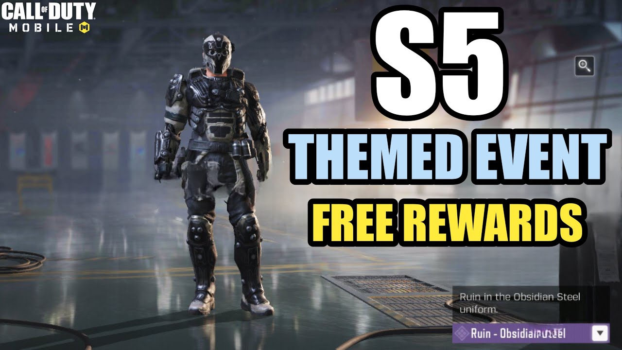 *NEW* Codm Themed Event Free Rewards | Season 5 Get Wrecked - YouTube
