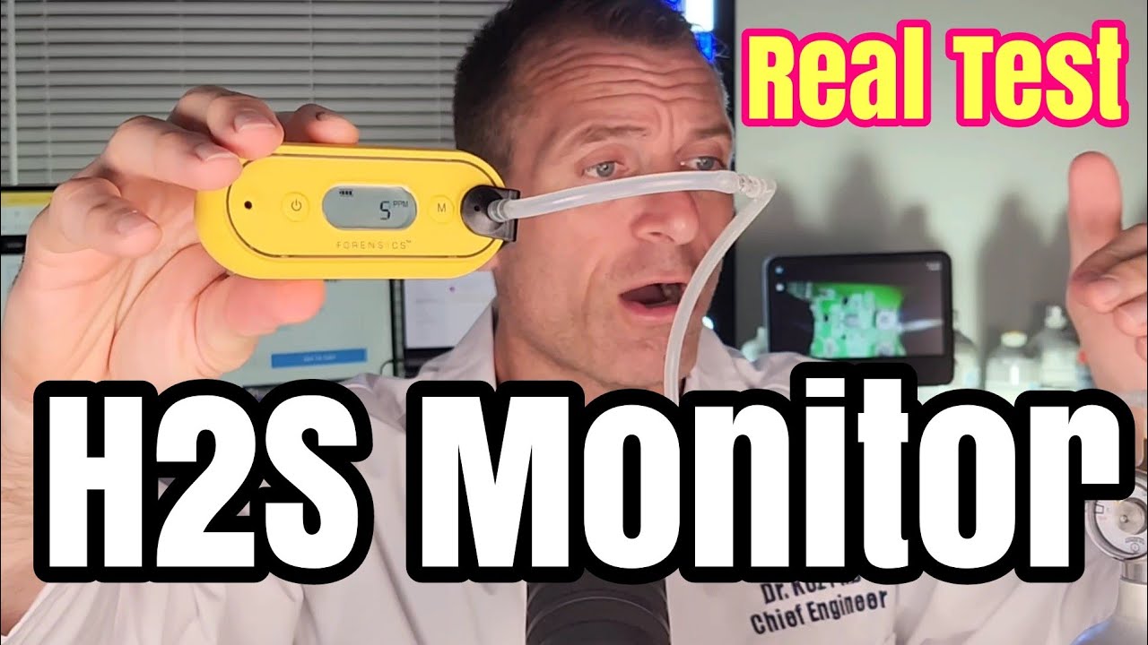 Portable H2S Monitor Waterproof (FD-103-H2S) - YouTube