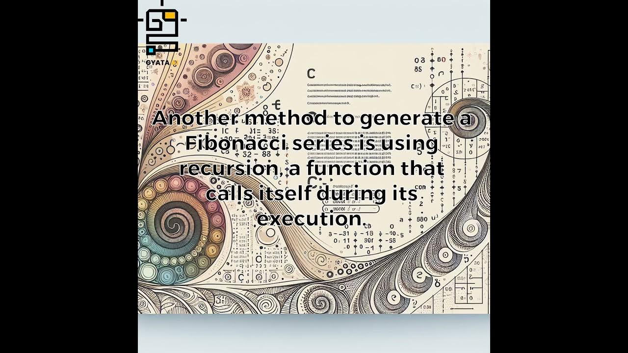 C Code For Fibonacci Series C Programming Youtube