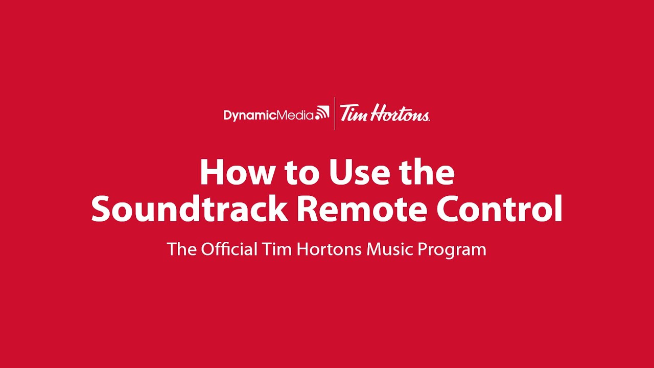 How to Use the Soundtrack Remote Control - YouTube