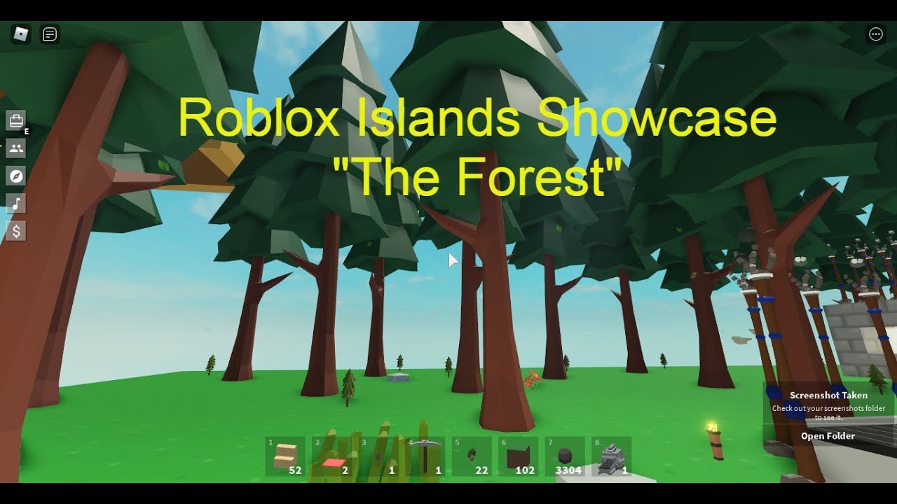 Roblox Forest Showcase (Roblox Islands) - YouTube