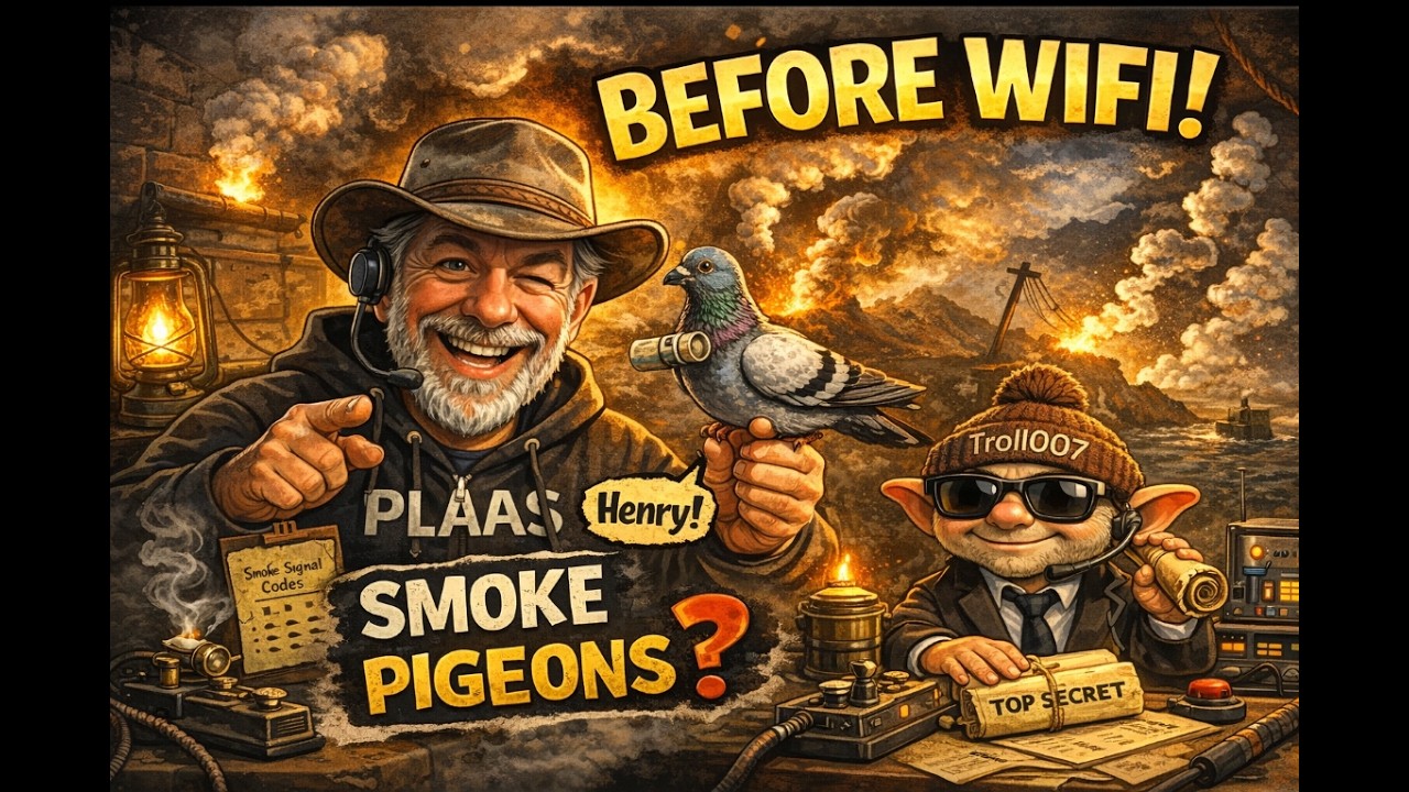Before WiFi: Smoke Signals, Pigeons & The Hidden Internet. - YouTube