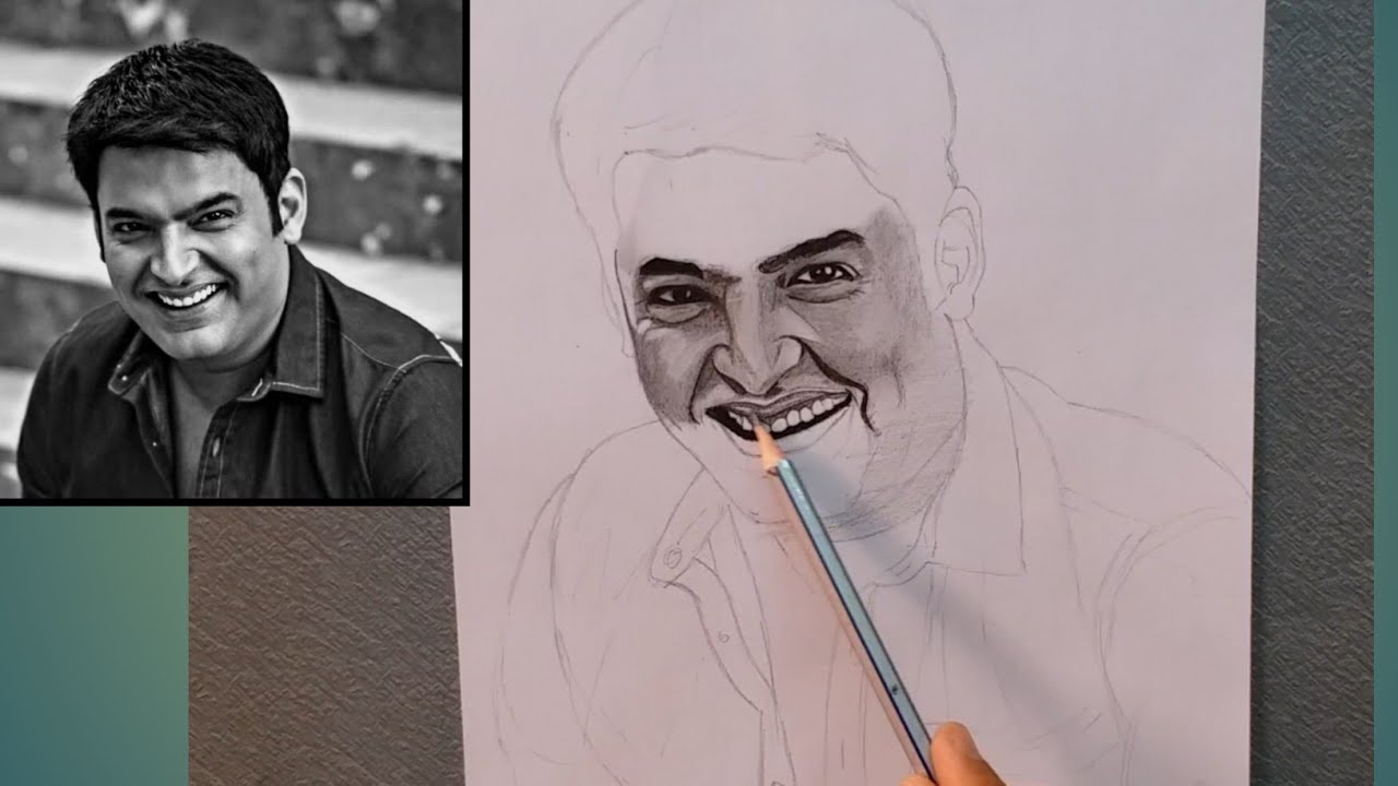 Kapil sharma drawing| kapil sharma pencil sketch | Surat mehar arts ...