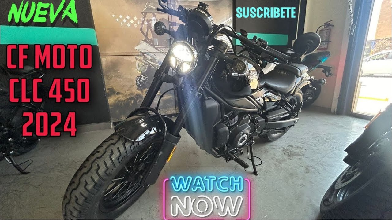 Nueva CF Moto CLC 450 2024 Bicilindrica cruiser - YouTube
