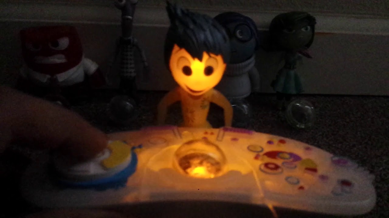Inside Out figures and console - YouTube