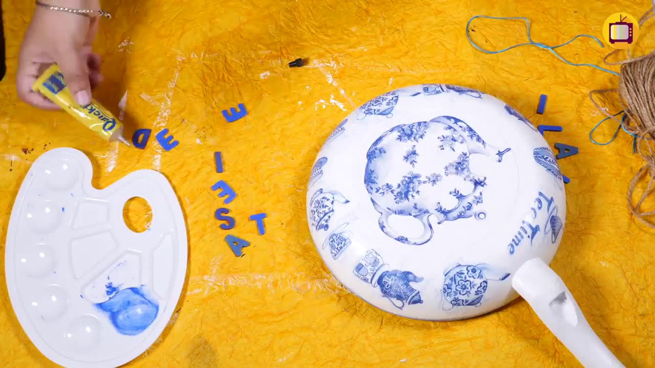 Upcycle A Frying Pan - ALL I NEED IS TEA ! - YouTube