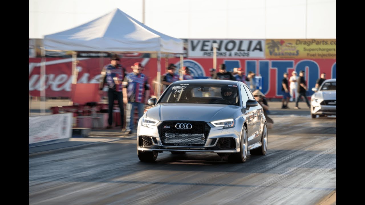 DRAG RACING a "BROKEN RS3" - YouTube