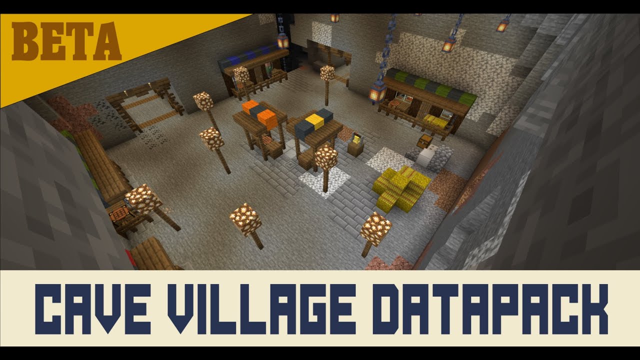 minecraft cave village demo - YouTube