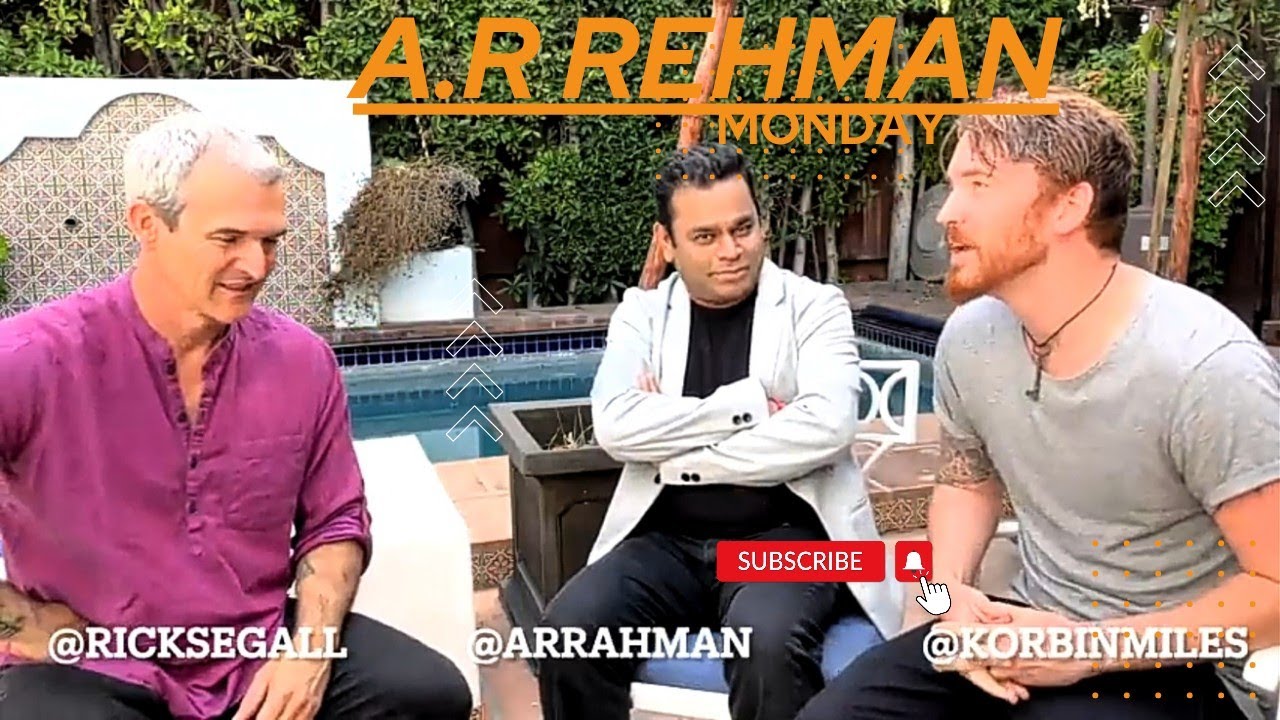 A.R Rehman Interview || Video by Korbin miles & Rick segall || Carbon ...