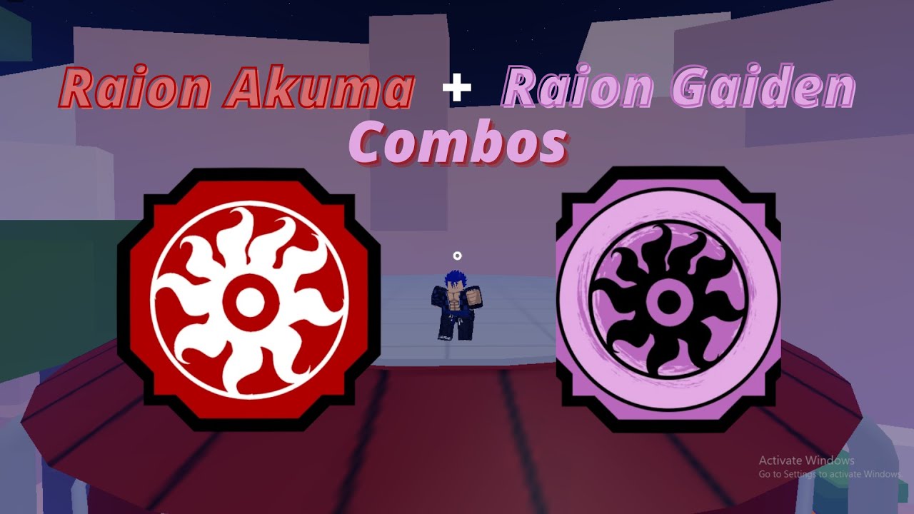 Raion Akuma and Raion Gaiden Combos and 1v1s | Shindo Life - YouTube