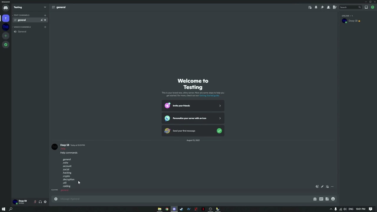 Deep Selfbot - 100+ commands - https://discord.io/deepsb - YouTube