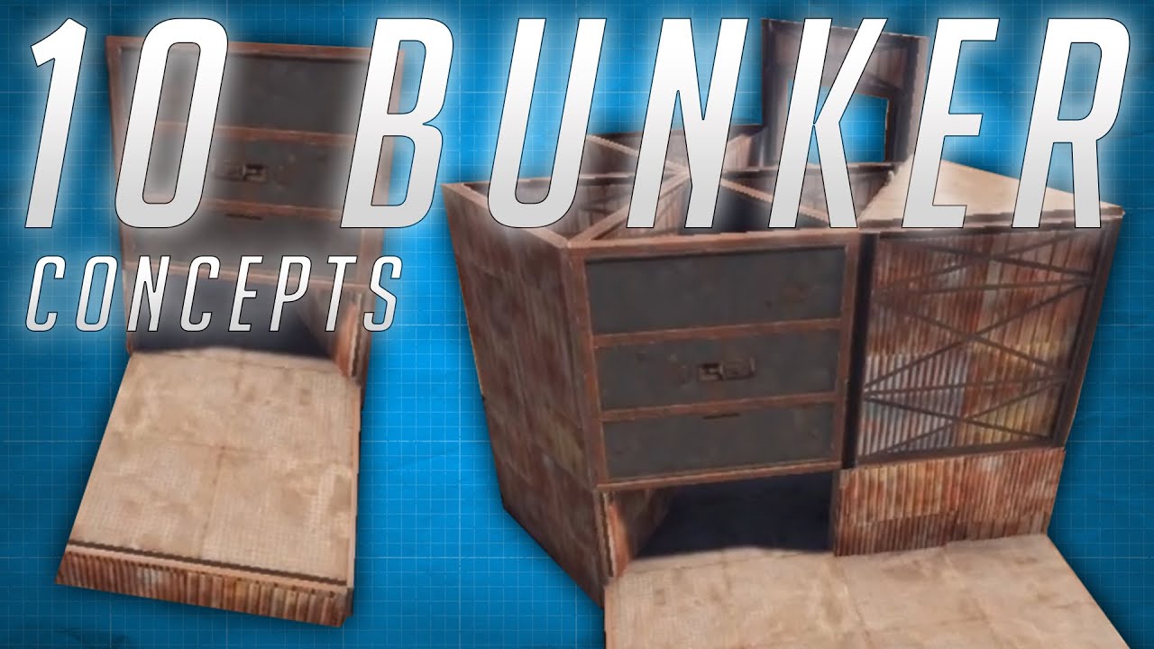 10 STABILITY BUNKER CONCEPTS | Base Building 2020 | Rust - YouTube