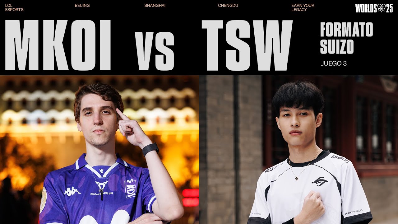 MKOI vs TSW | WORLDS 2025 | FORMATO SUIZO | D8 | Partida 3 - YouTube