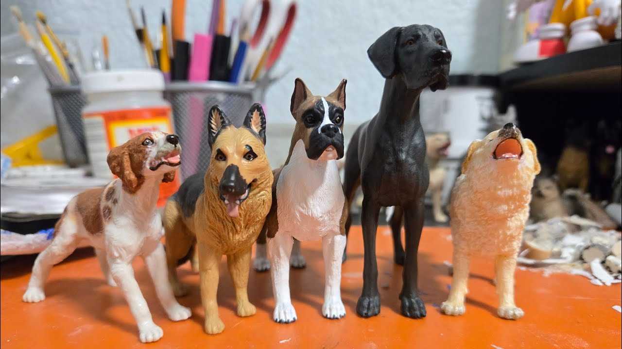 Unboxing a Papo and Safari Dog Lot + Another Dream Figure ☆| - YouTube