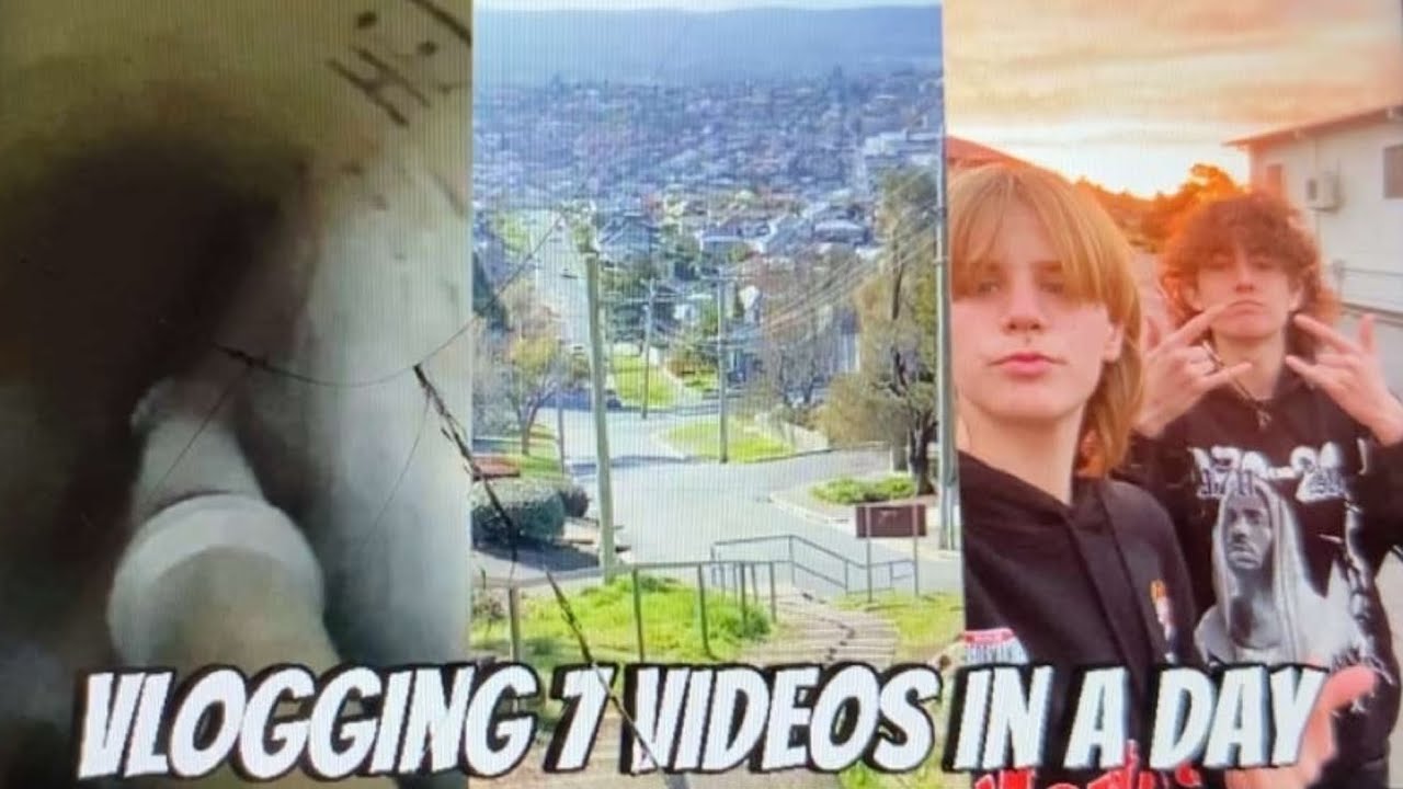 vlogging filming 7 videos in one day(SCARY AND COOL) - YouTube