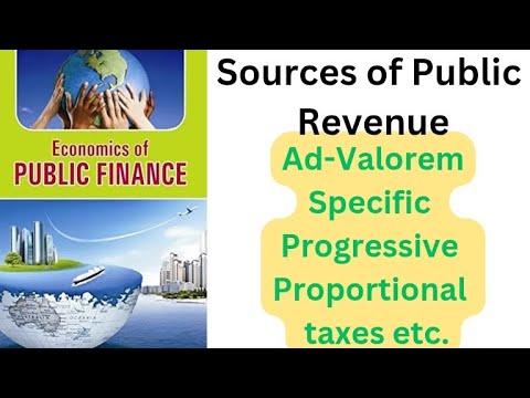 "Sources of Public Revenue | Types of Taxes in Public Finance ...