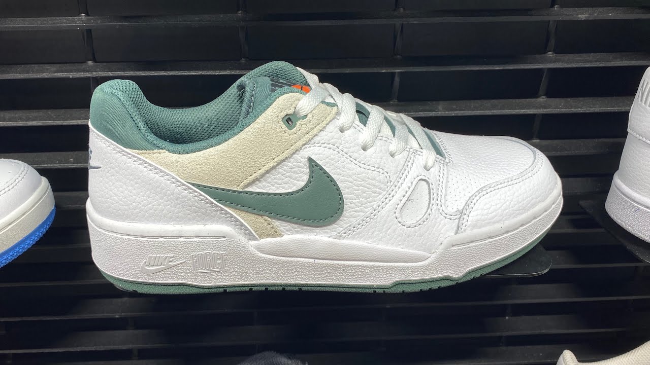 Nike Full Force Low (White/Sea Glass/Cosmic Clay/Vintage Green) - Style ...
