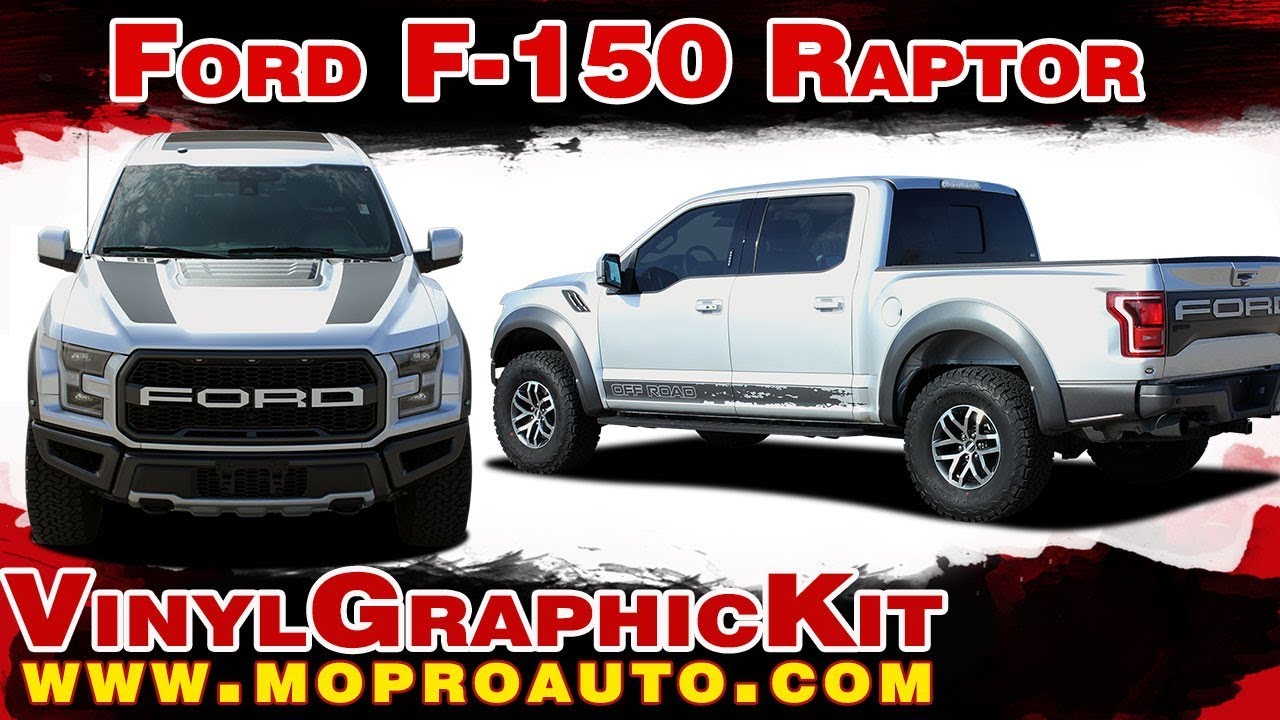 Ford F150 Raptor Stripes Raptor Decals Raptor F 150 Vinyl Graphics ...