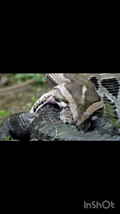 Python swallowing alligator like noodles😨😱😳#shortsvideo #youtubeshorts ...