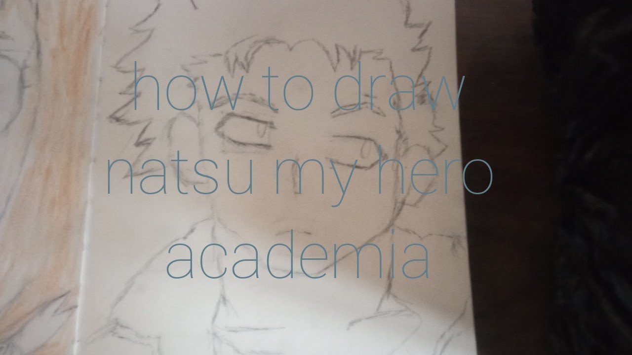 how to draw natsu my hero academia Hanako kun ART - YouTube