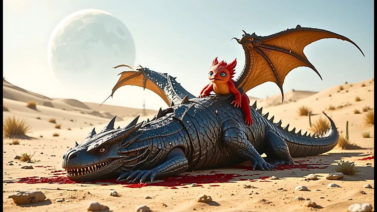 The Baby Dragon Clung to His Wounded Mother—What the Humans Did Next ...