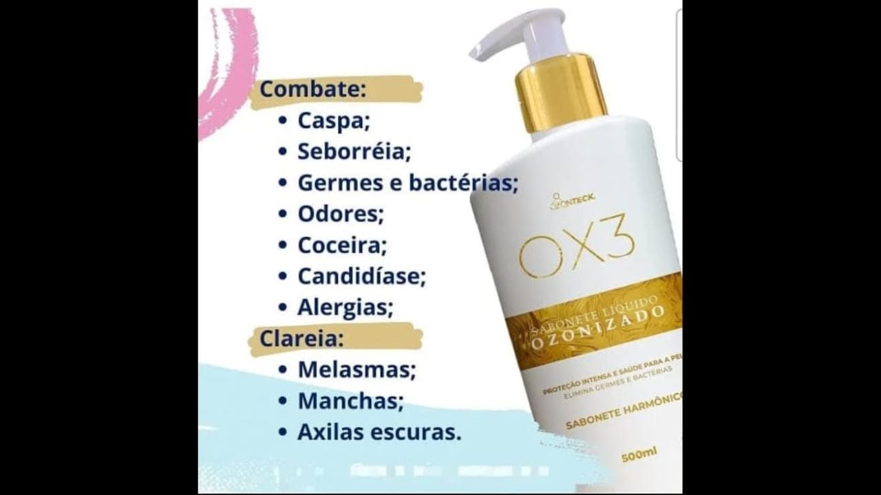 SABONETE OX3 OZONIZADO | Ozonteck - YouTube