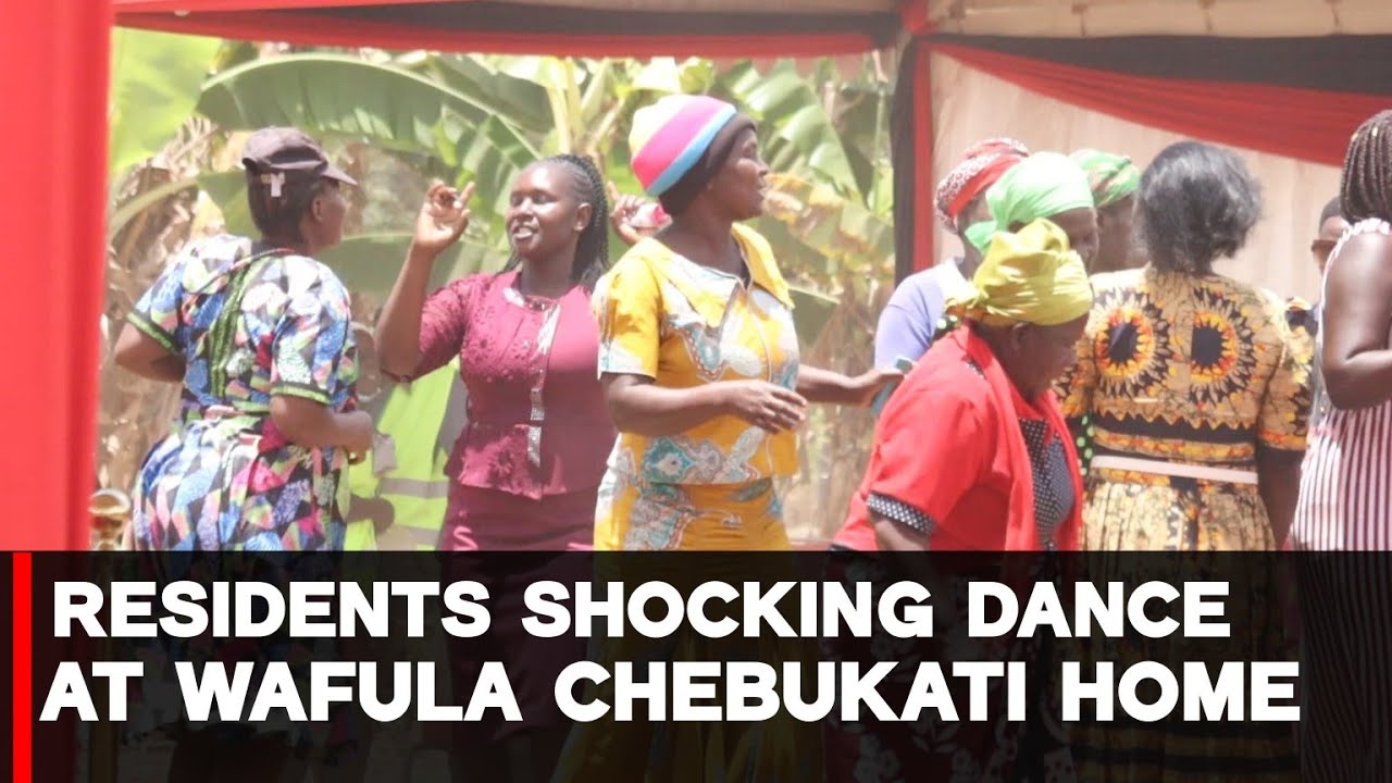 RESIDENTS DISPLAY A SHOCKING DANCE AT WAFULA CHEBUKATI FUNERAL - YouTube